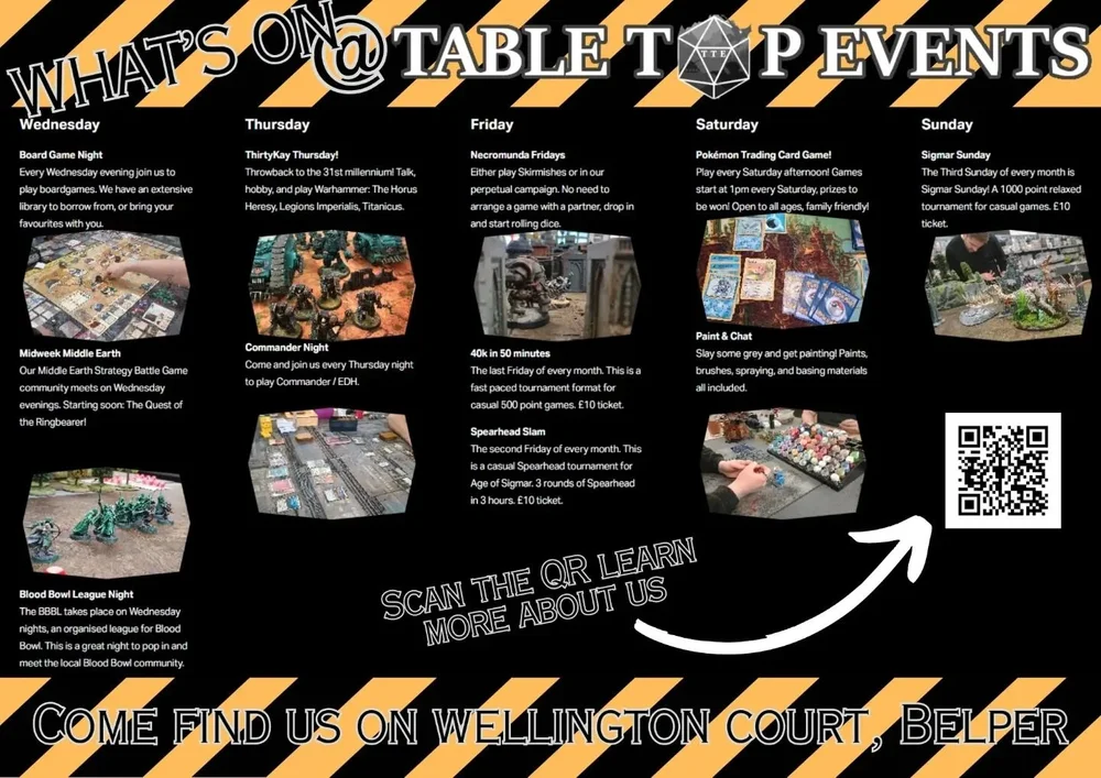 Table Top Events