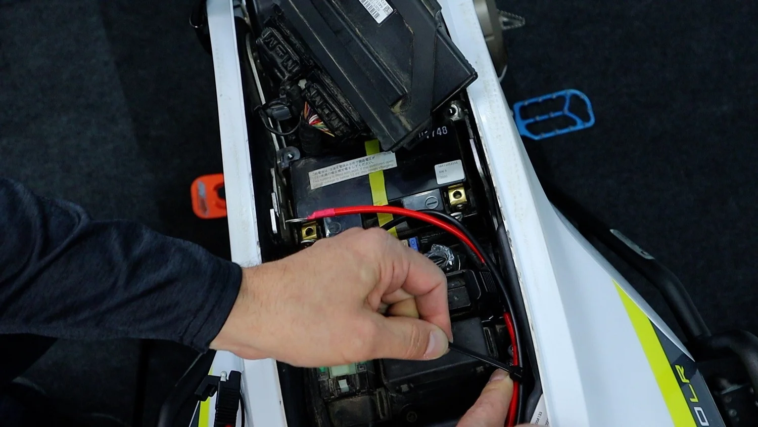 SAE Battery Connector Install — Dual Sport Garage | Adventure ...