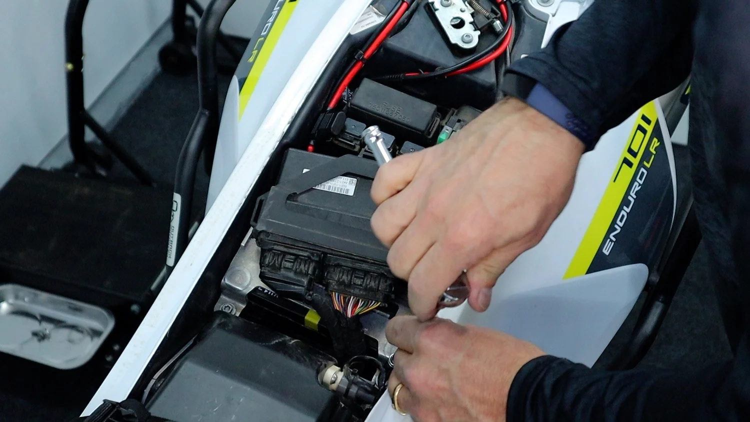 SAE Battery Connector Install — Dual Sport Garage | Adventure ...