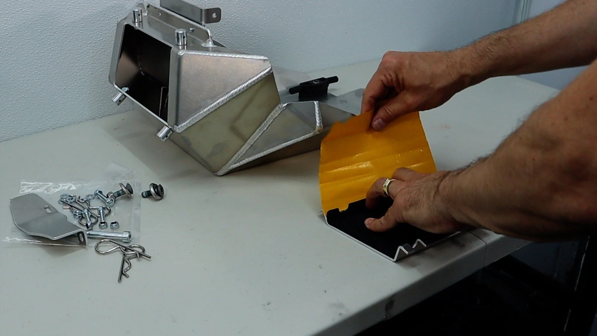 Rade Garage Skid Plate with Toolbox — Dual Sport Garage | Adventure ...