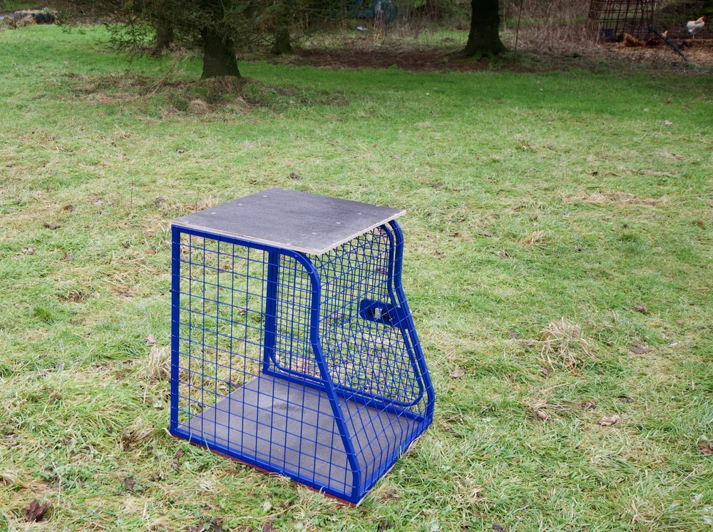 Cages made for a dog walker in a transit connect — Barras Blades