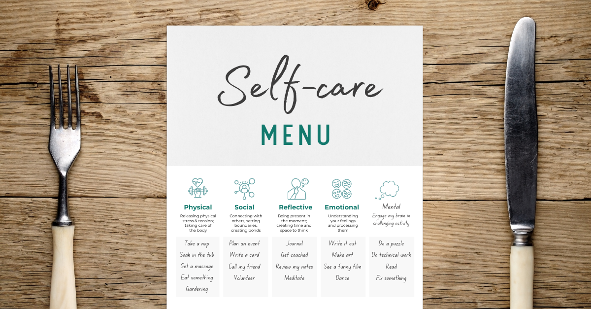Make self-care easy on yourself — Kim Witten Coaching & Consulting