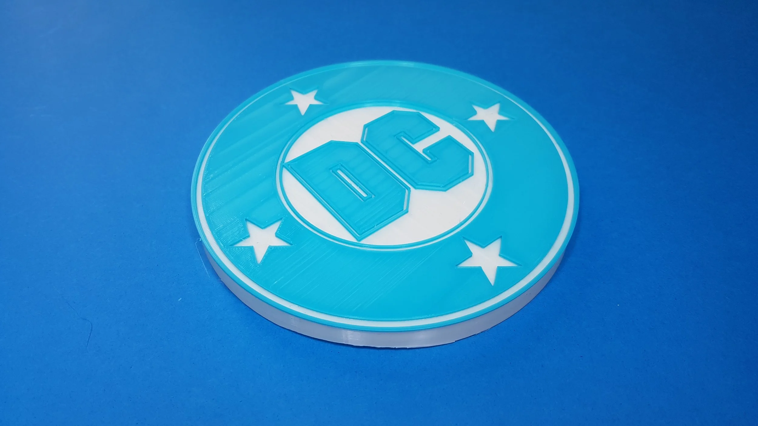 3d printed DC-comics logo — Abels 3D Design. Custom 3D printing for ...