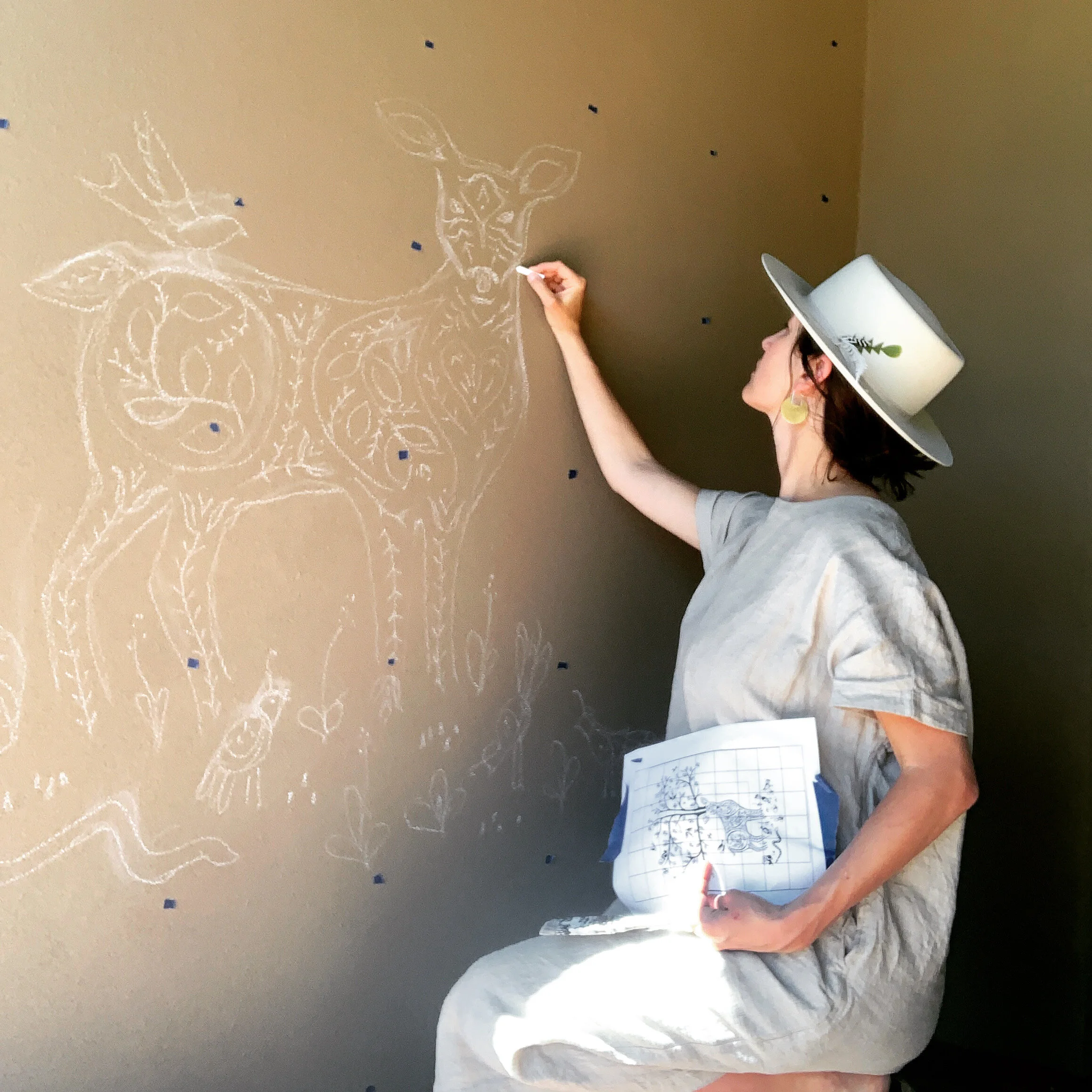 Original Mural and Textile Folk Art by Santa Fe Artist Jessie Baca ...