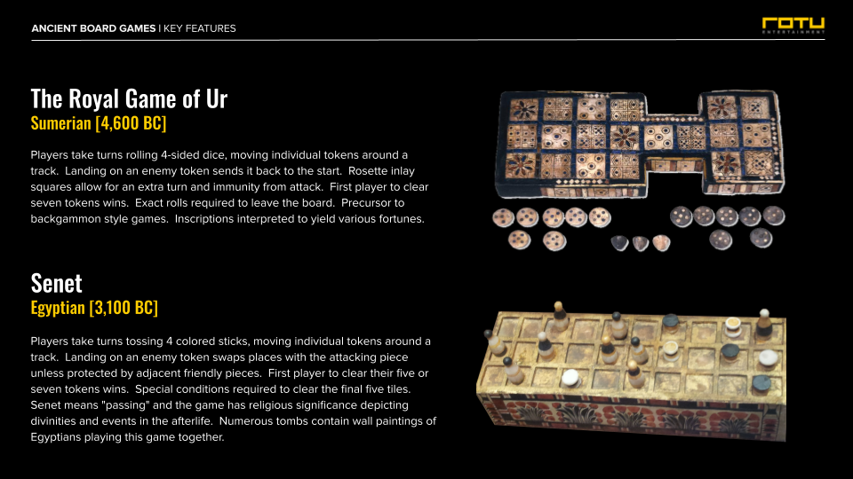 Ancient Board Games — ROTU Entertainment - Video Games and Virtual ...