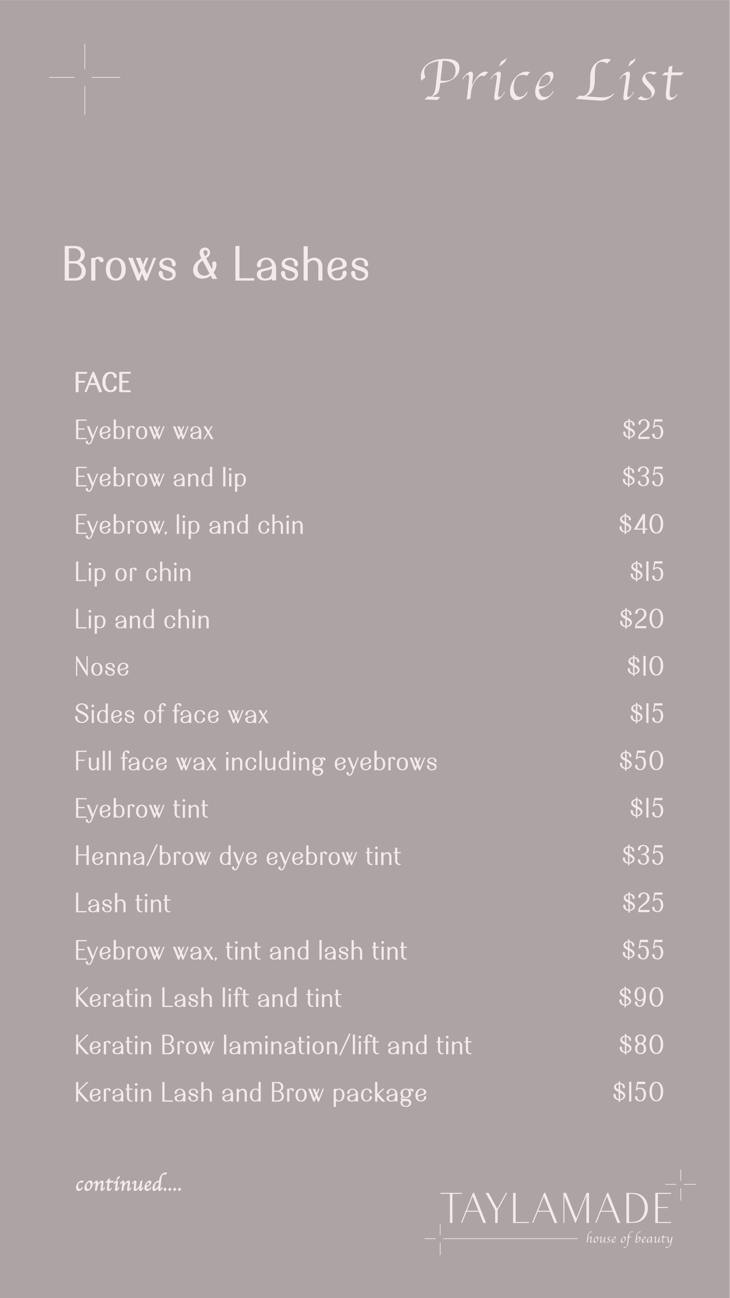 Tayla Made / House of Beauty — Revolution Lane