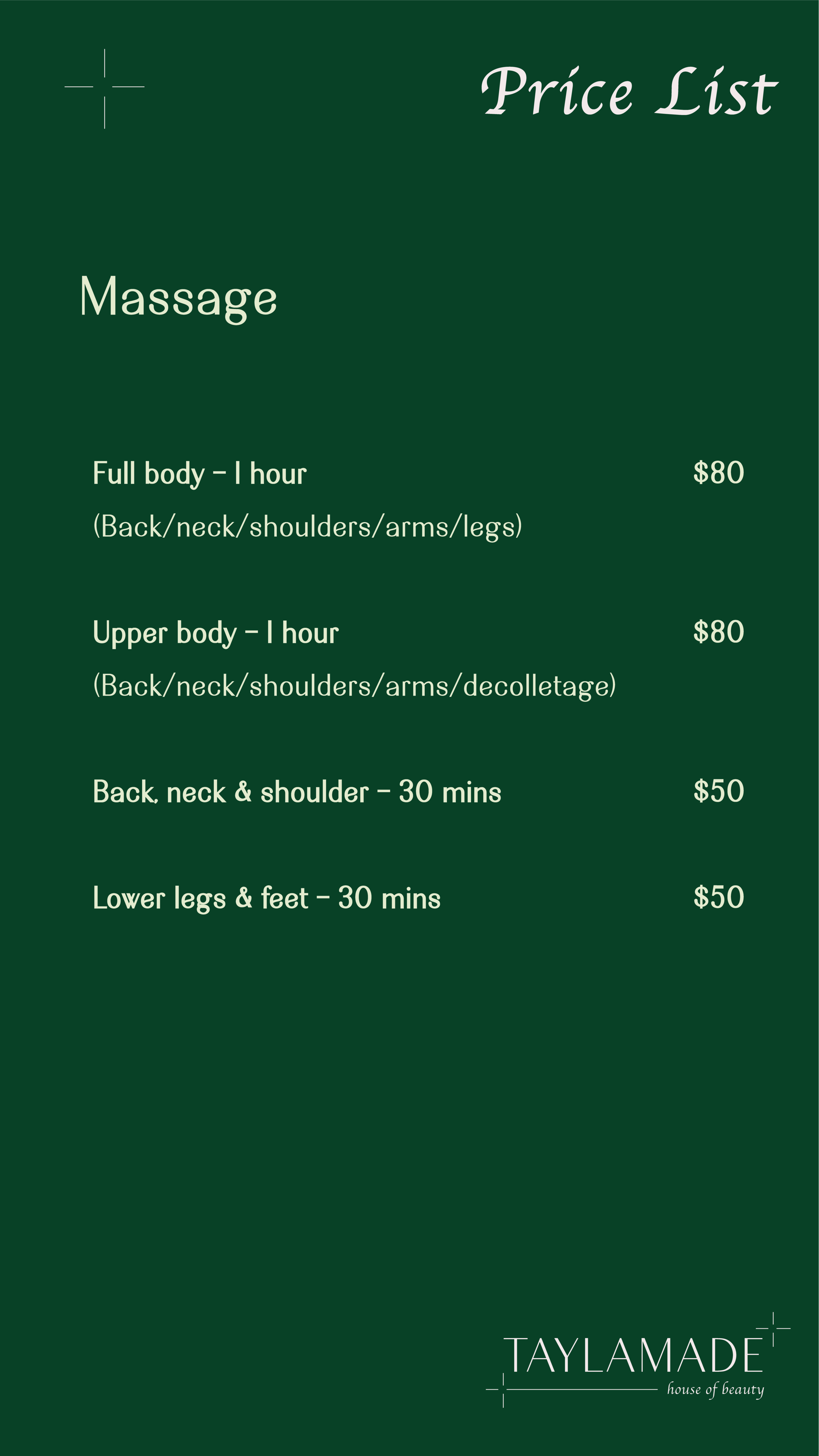 Tayla Made / House of Beauty — Revolution Lane