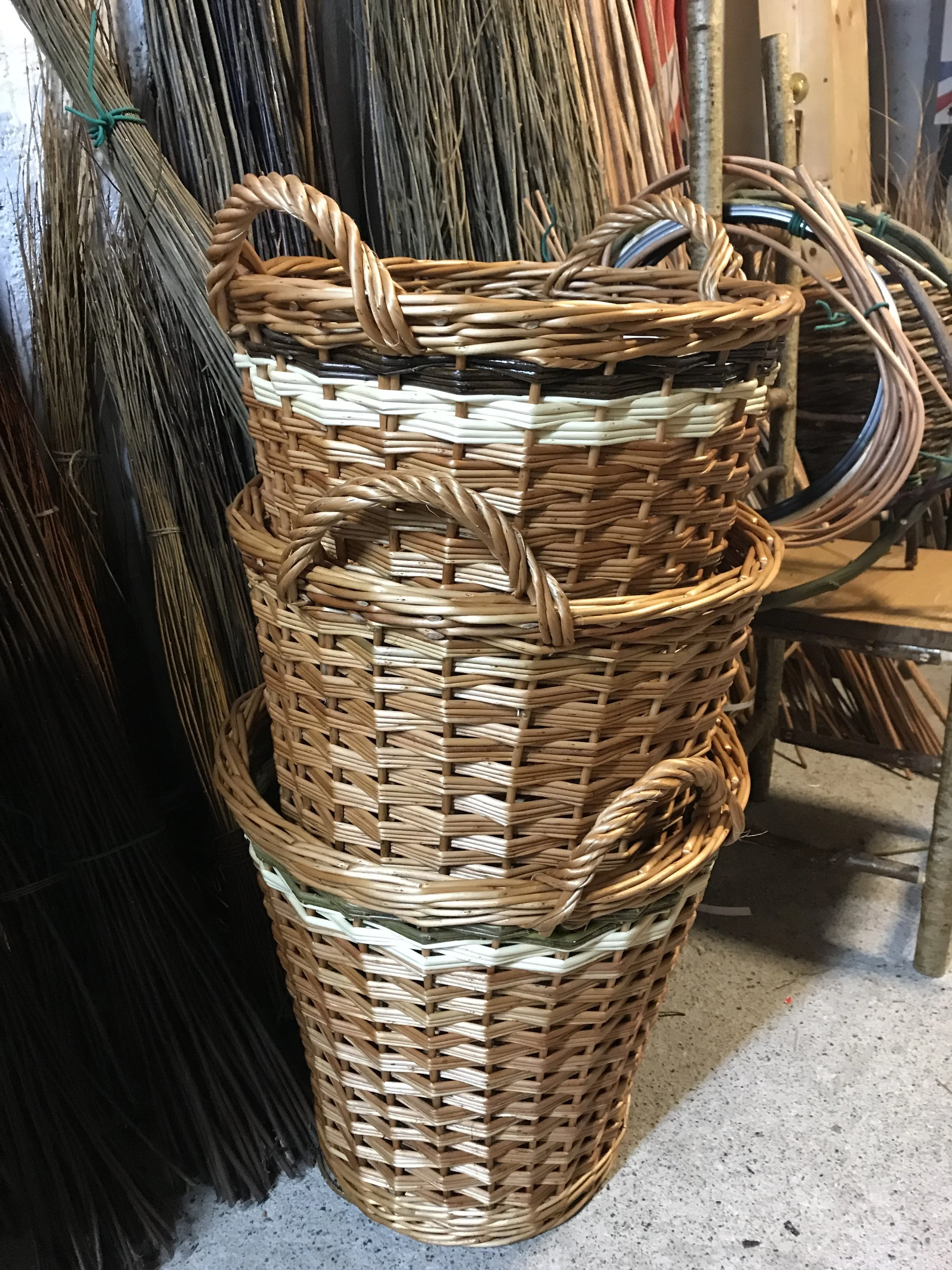 Shopping trolley , log carrier — Geoff Travers Basket maker