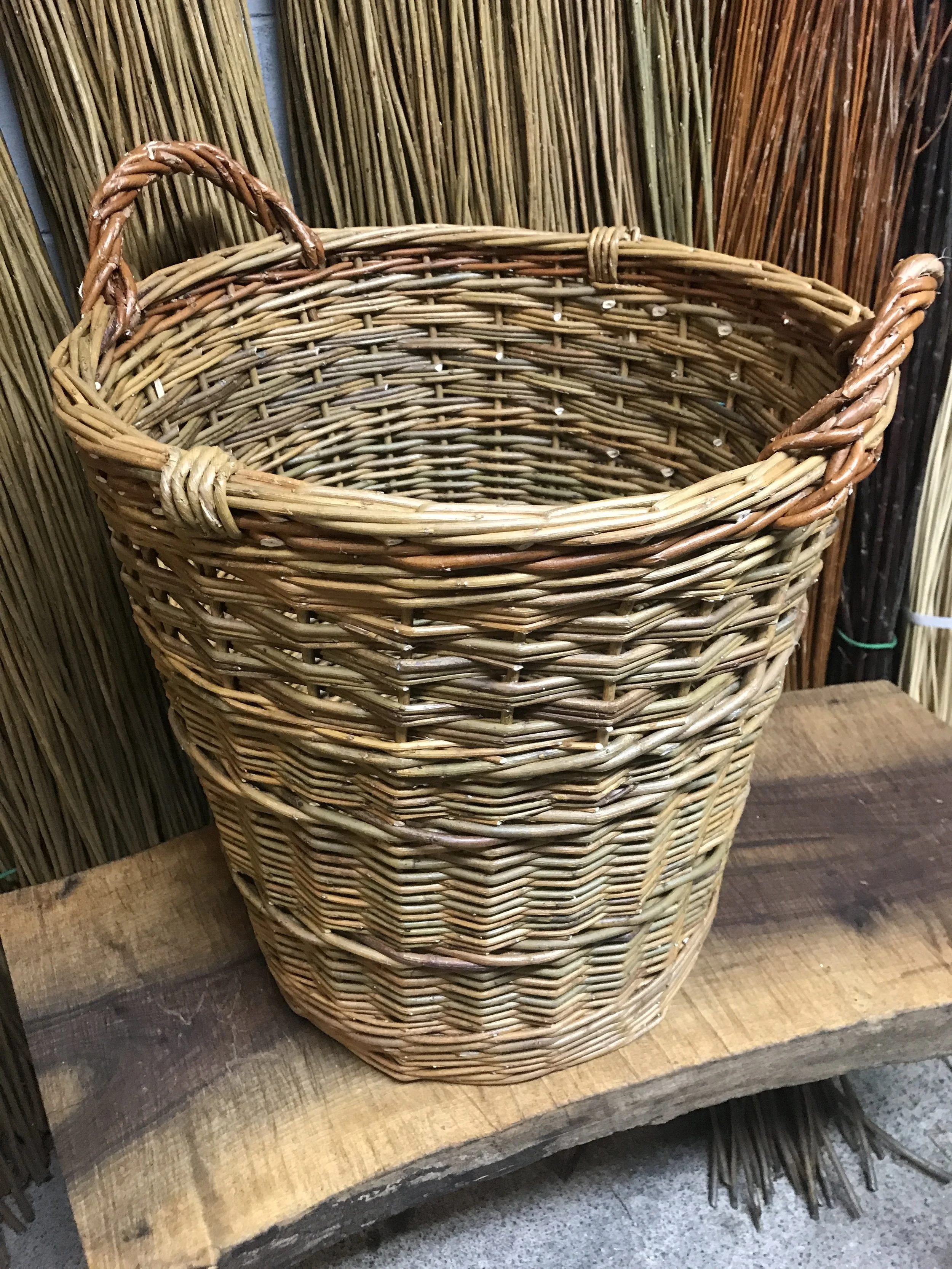 Cider maker's basket. — Geoff Travers Basket maker