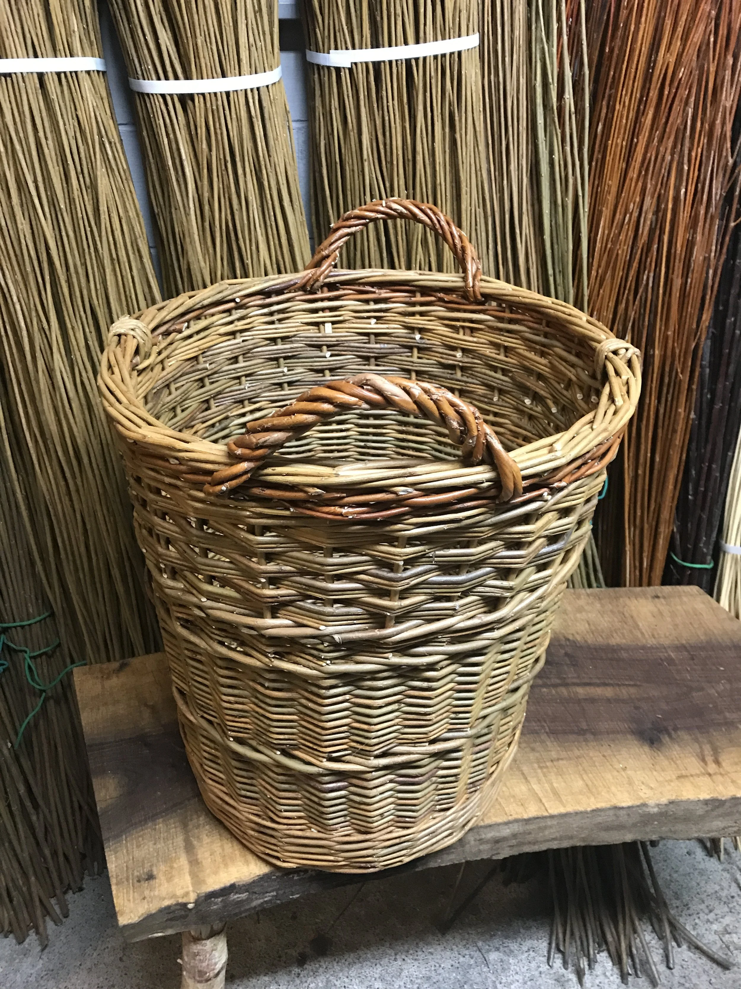 Cider maker's basket. — Geoff Travers Basket maker