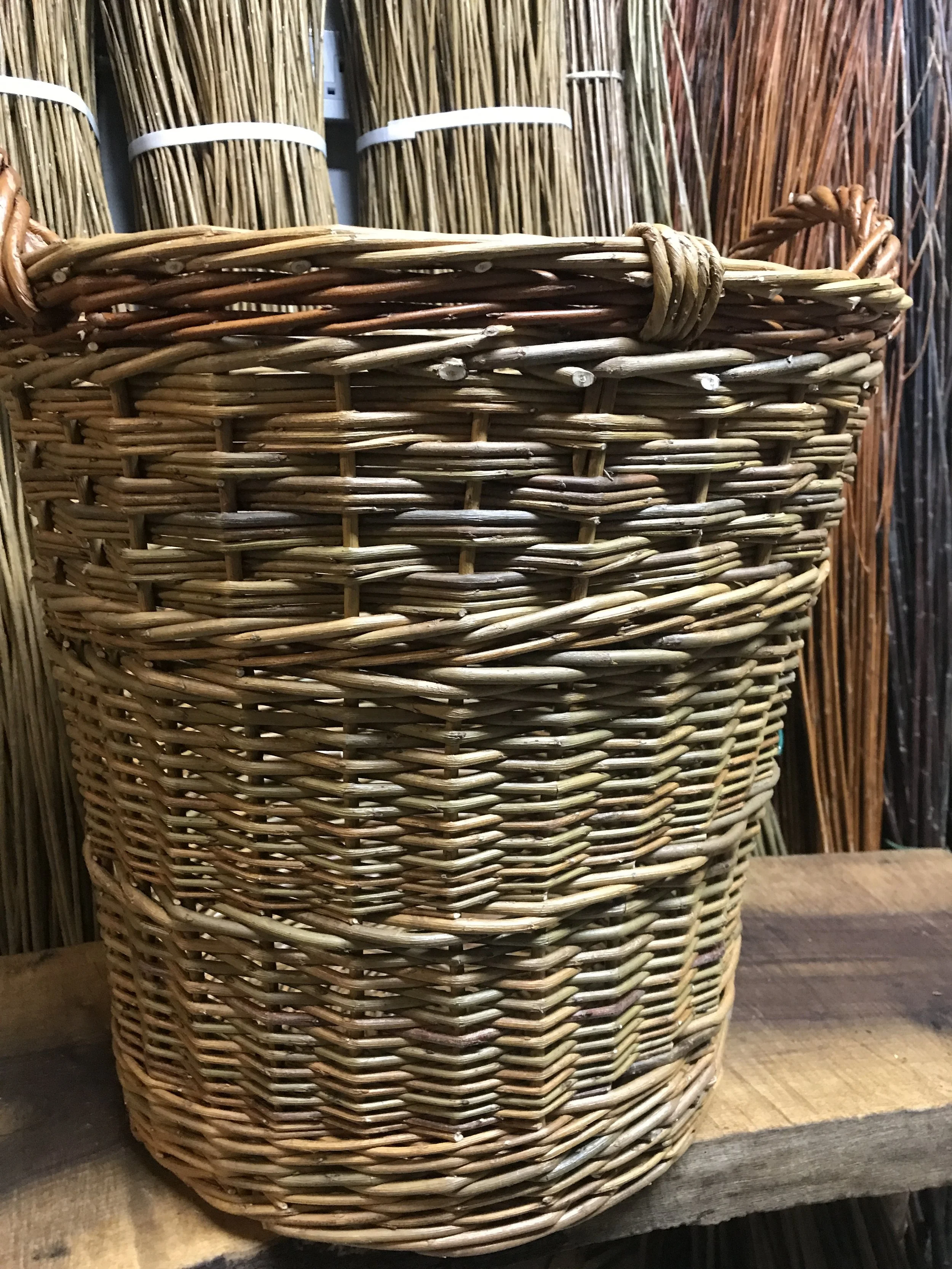 Cider maker's basket. — Geoff Travers Basket maker