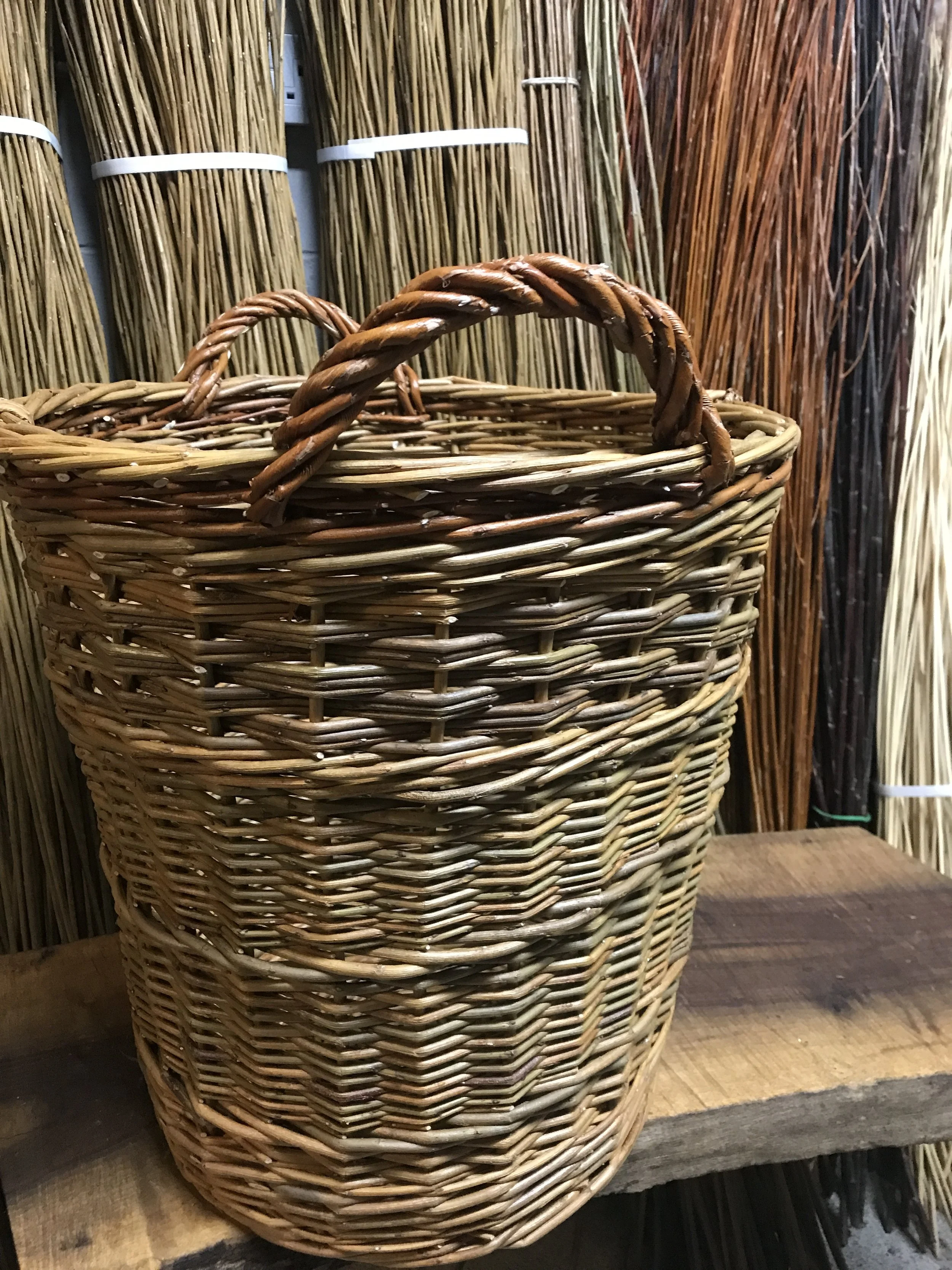 Cider maker's basket. — Geoff Travers Basket maker