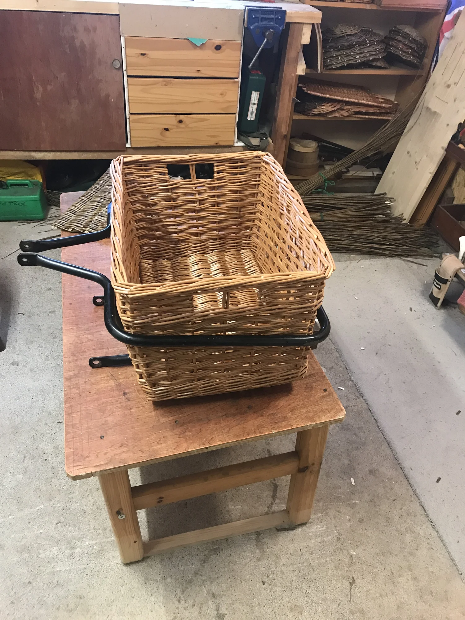 bespoke storage baskets, made to measure — Geoff Travers Basket maker