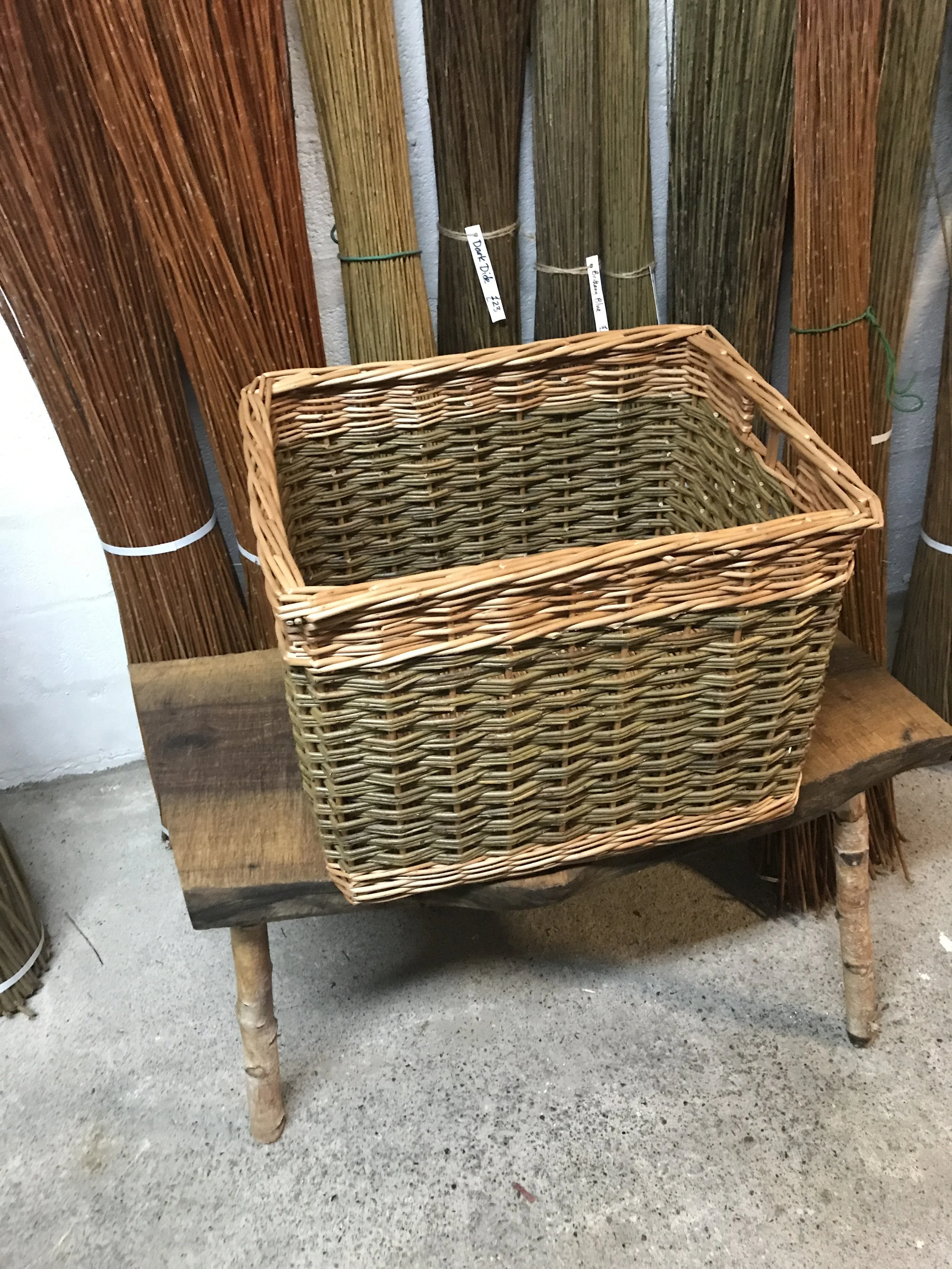 Cider maker's basket. — Geoff Travers Basket maker
