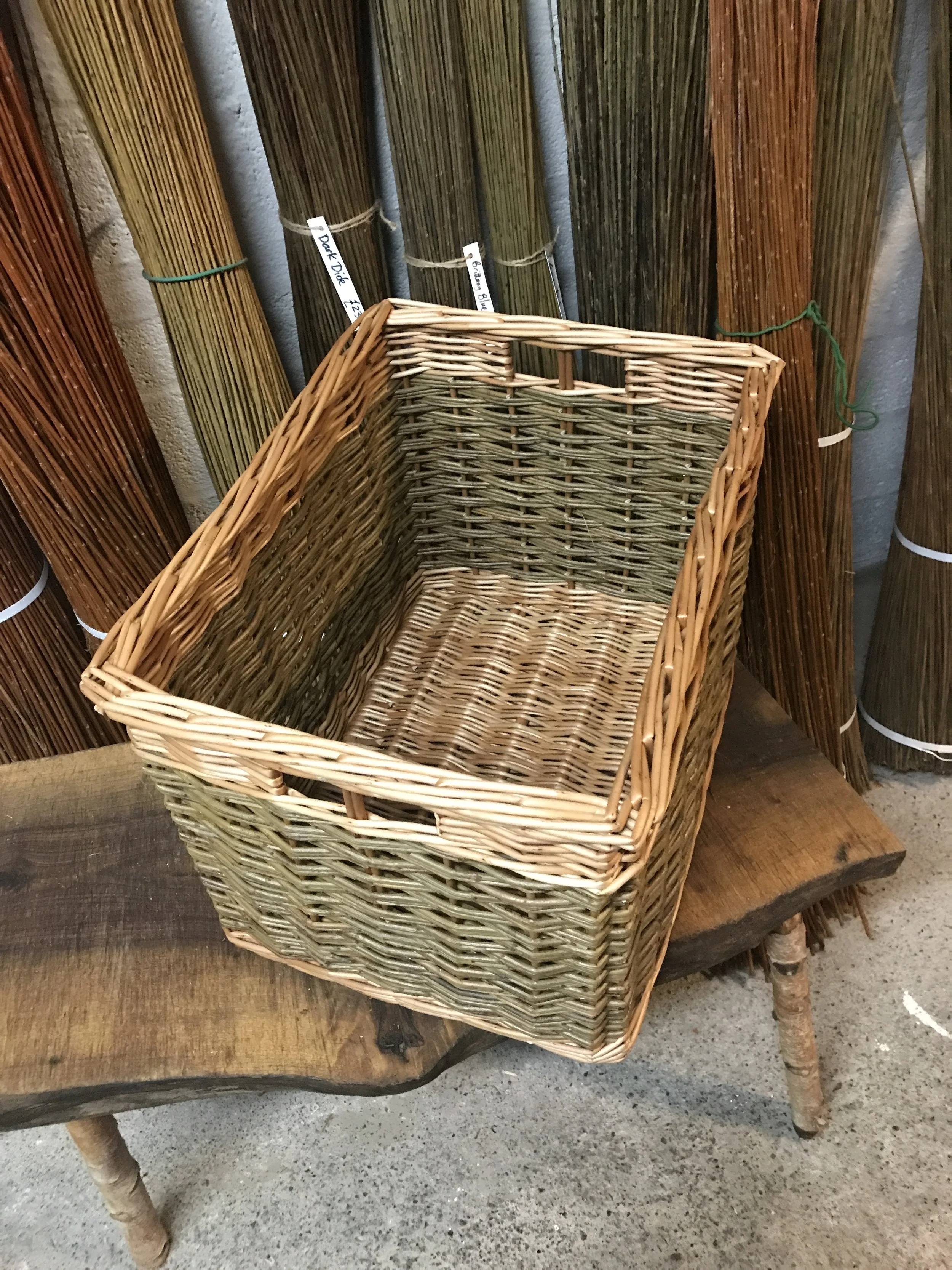 Cider maker's basket. — Geoff Travers Basket maker