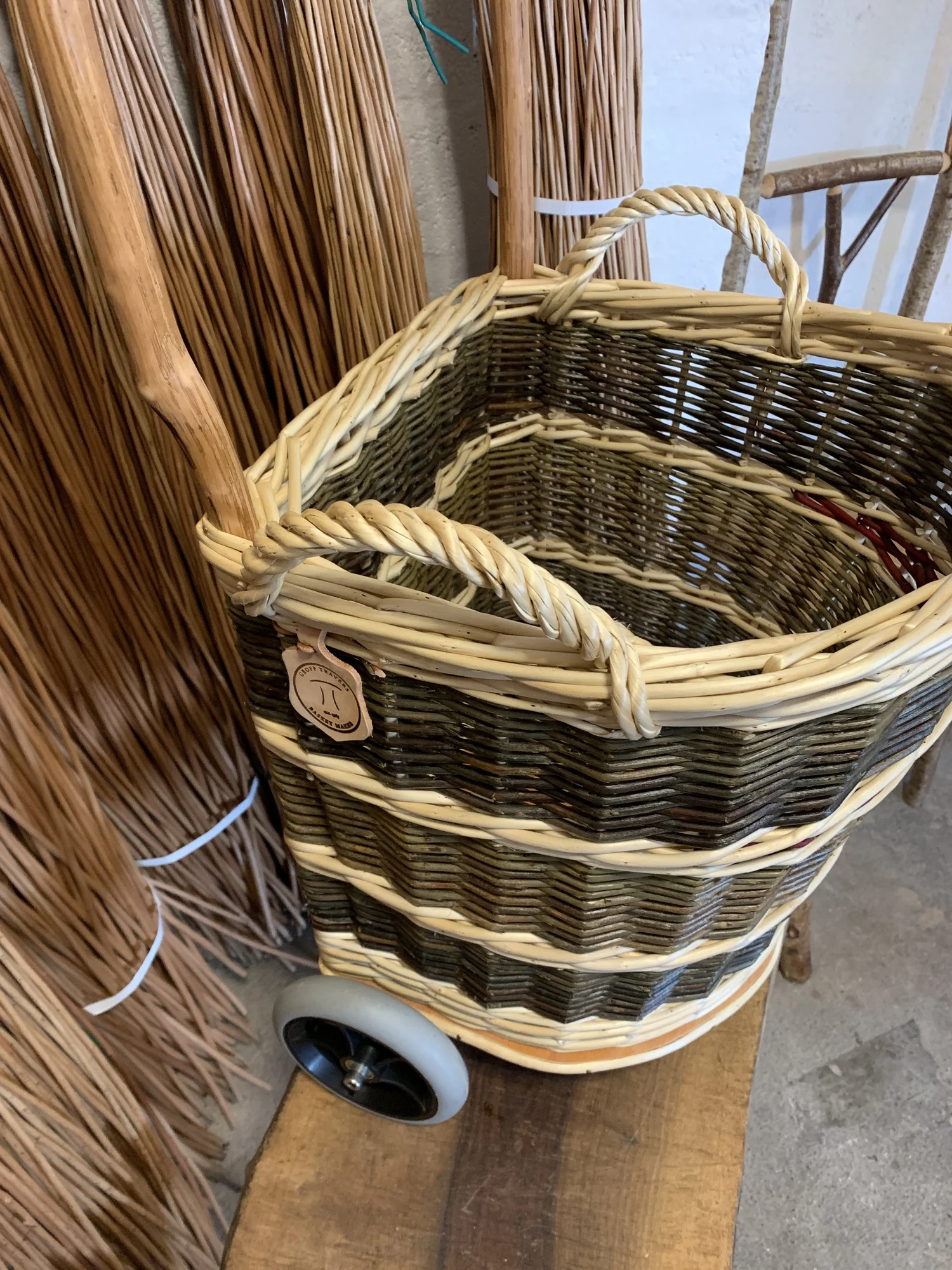 Willow heart — Geoff Travers Basket maker