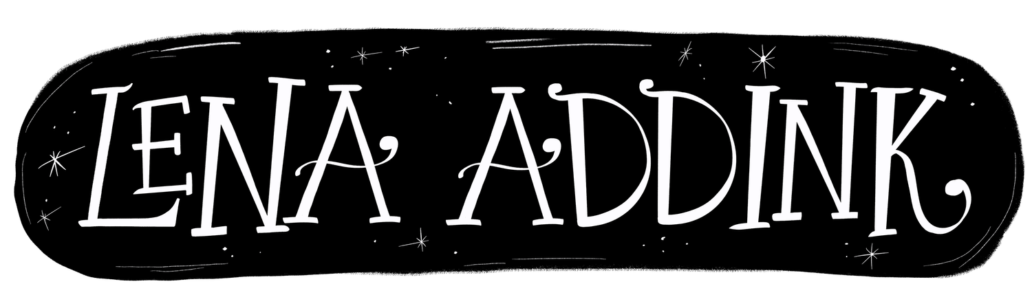 Lilac Flower Print — Lena Addink Illustration