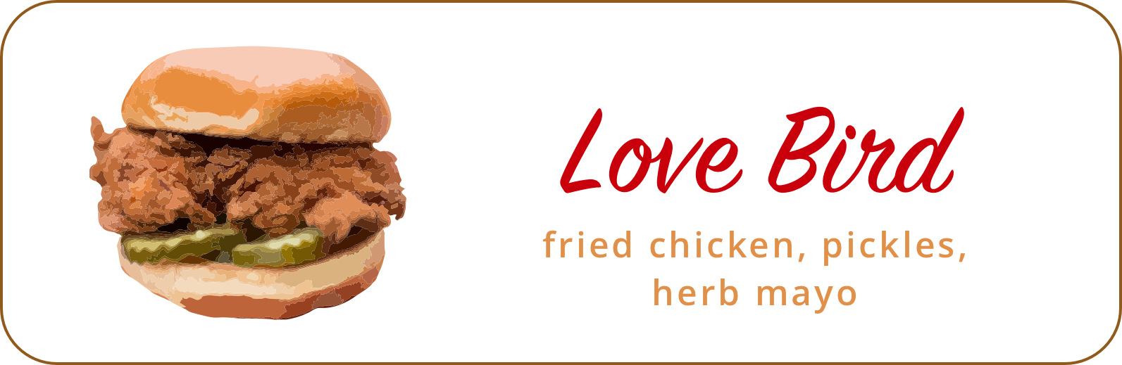 Love Bird Chicken