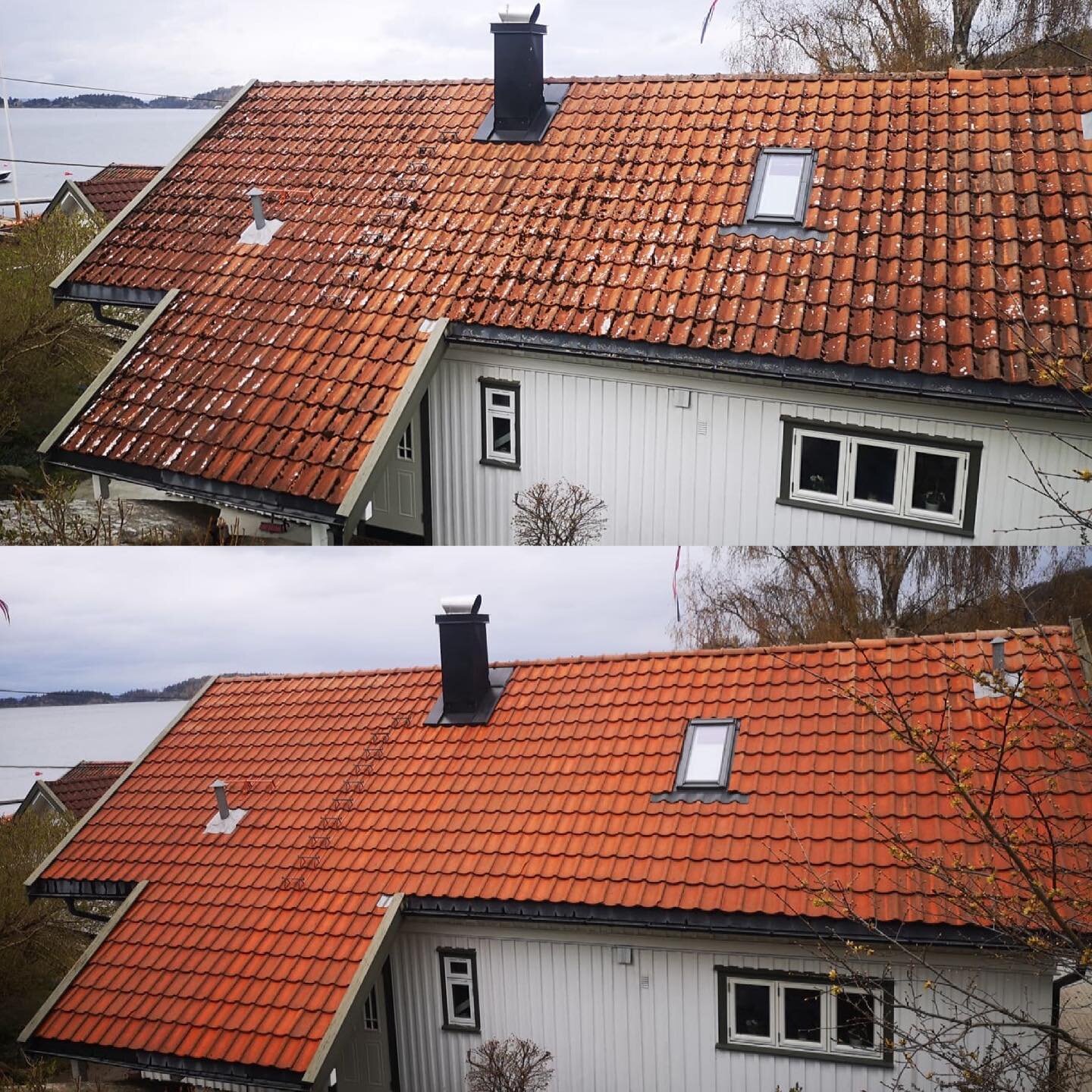 Takvask, Mosefjerning og takrens — UtvendigVedlikehold.No