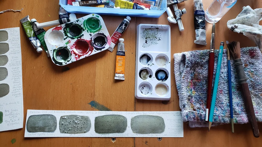 How to Paint Mud, Dirt, and Rock in Watercolors — Nicky Drew