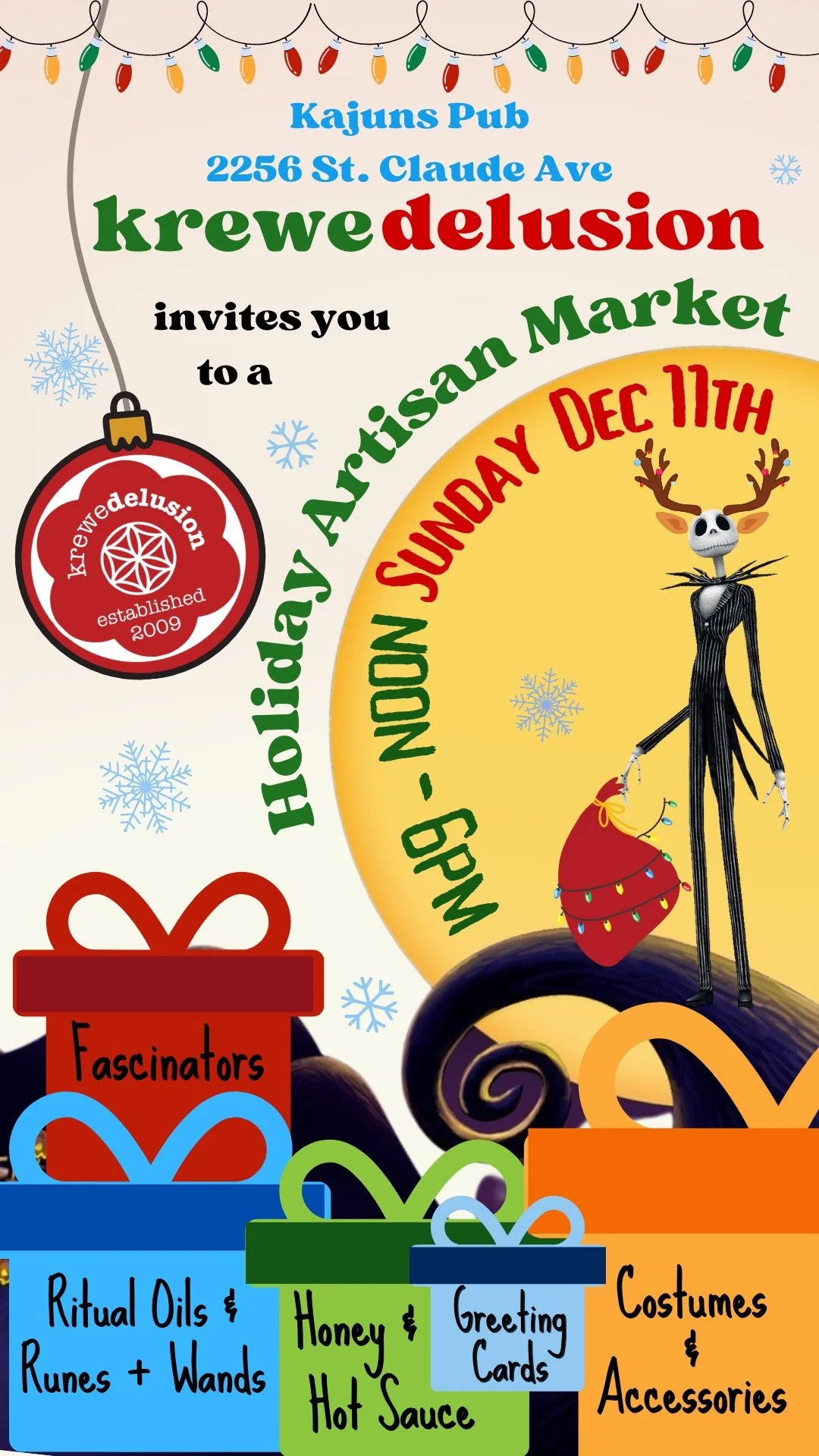 Christmas Cubicle Decorating Contest Flyer