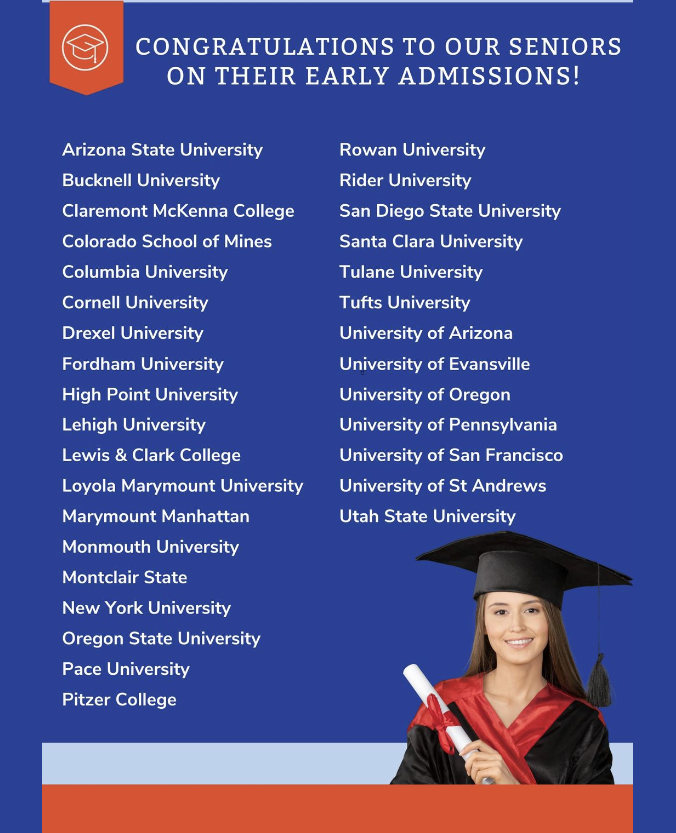 Class of 2025, You've Just Shifted to the Front Row! — College Prep ...