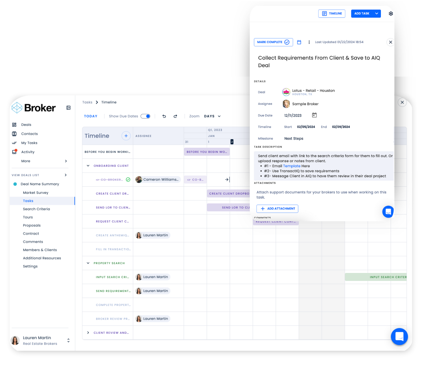 Project and Tasks Management App For Commercial Real Estate | Tenant ...