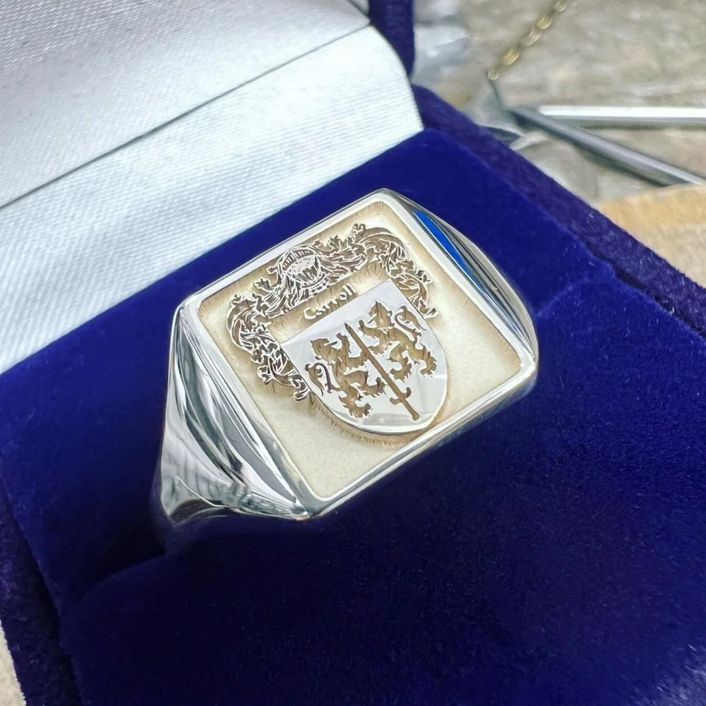 Signet Rings | Hatton Garden, London — Laser Engraving Service