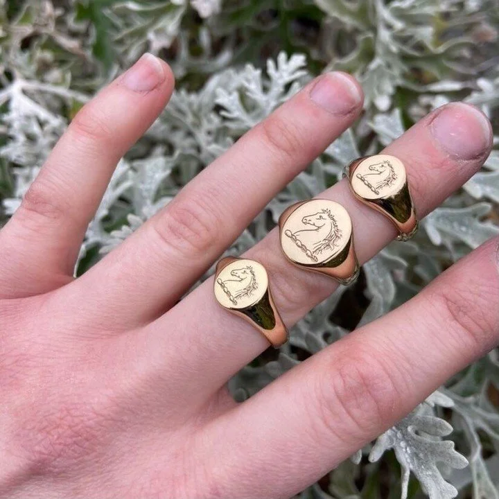 The Different Signet Ring Engraving Options — Laser Engraving Service