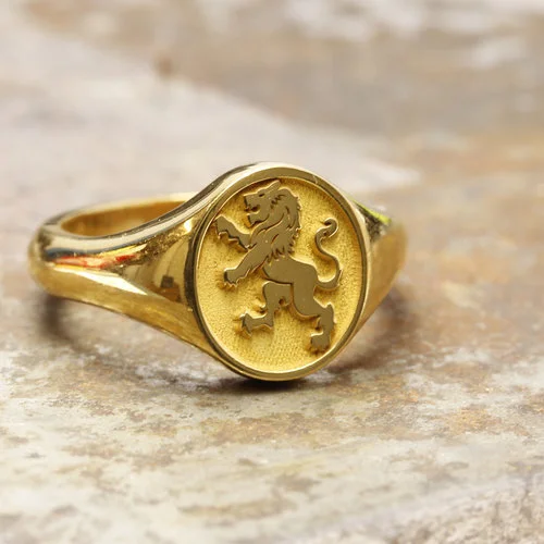 Signet Ring Engraving | Monogram Crest & Seal Engraving — Laser ...