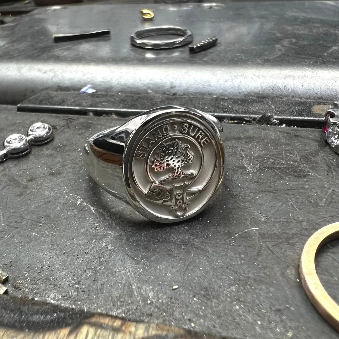 Signet Rings | Hatton Garden, London — Laser Engraving Service