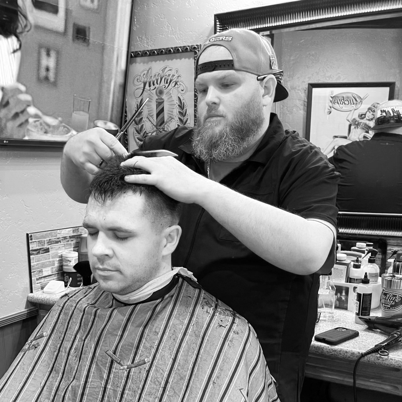 Folsom Barbers — Lucky's Barbershop & Men's Club