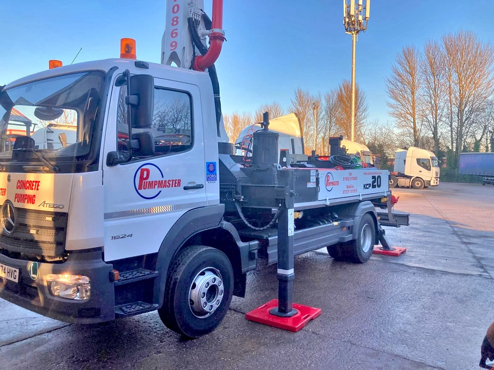New 20m KCP pump added to our Wolverhampton depot. — Pumpmaster