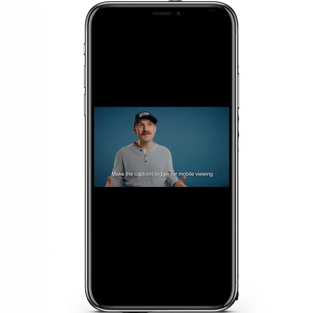 Choosing the Right Size and Style for Video Captions | Winter Summer Media