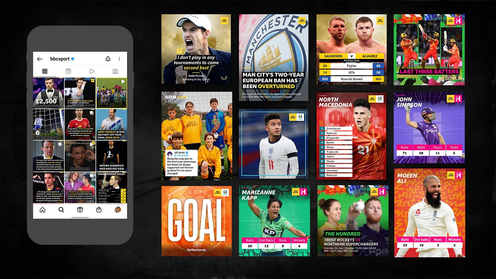 BBC Sport Social Media Redesign — Hannah Magowan Graphic and Motion ...