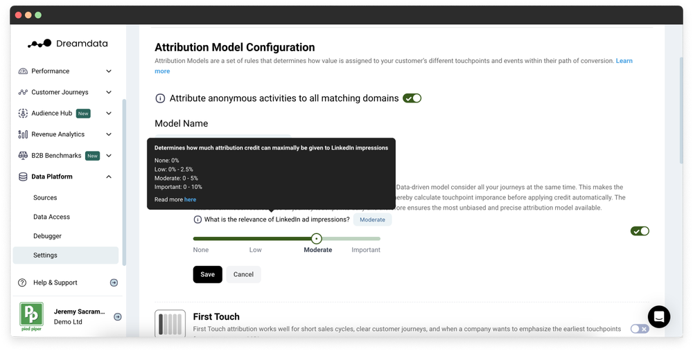 Product update - New event builder, data modeling schedule, and funnel stages report — Dreamdata