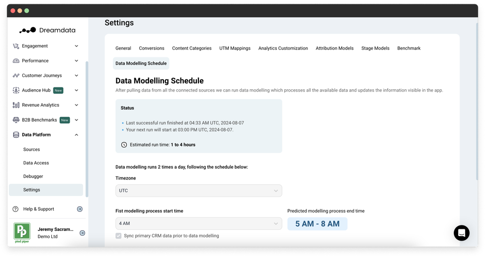 Product update - Stage model preview, data modelling schedule, and ...