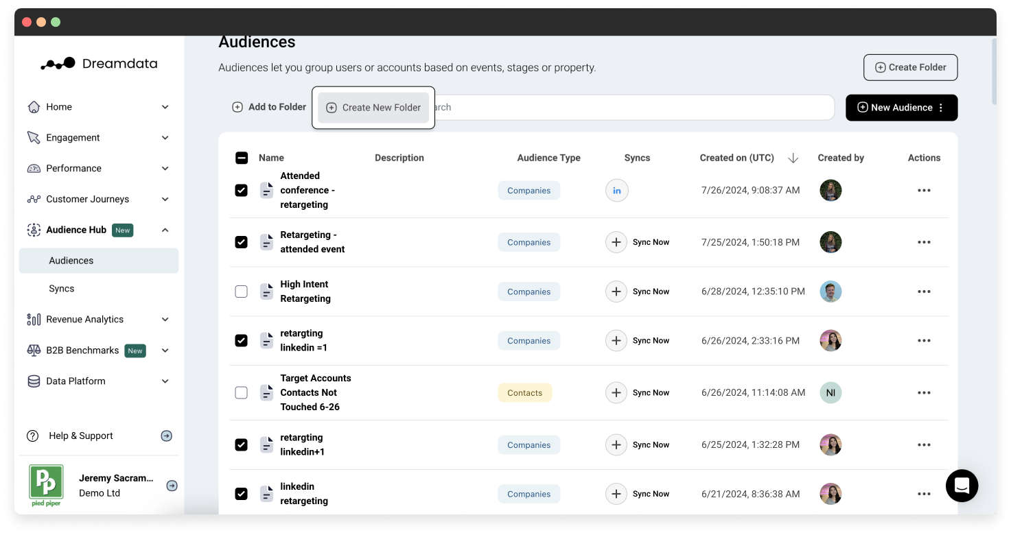 Product update - Stage model preview, data modelling schedule, and company journey view — Dreamdata
