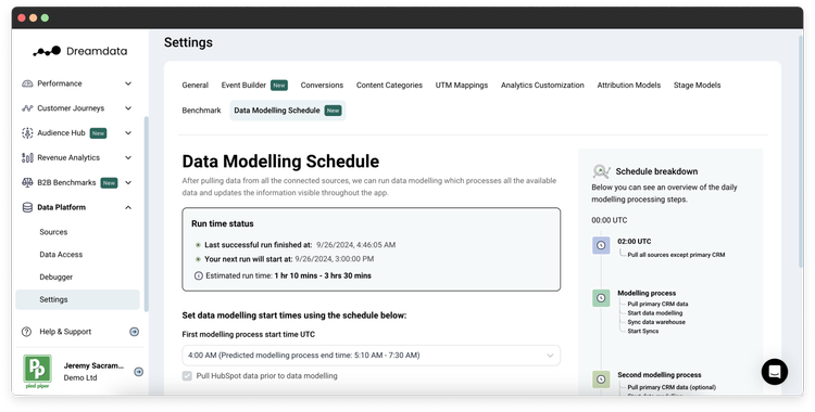 Product update - New event builder, data modeling schedule, and funnel ...