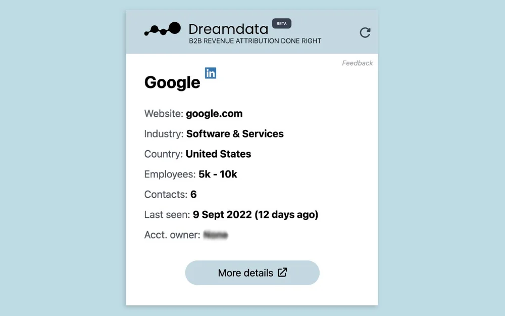 Product update - Dreamdata’s Chrome extension, custom stage models, and more! — Dreamdata