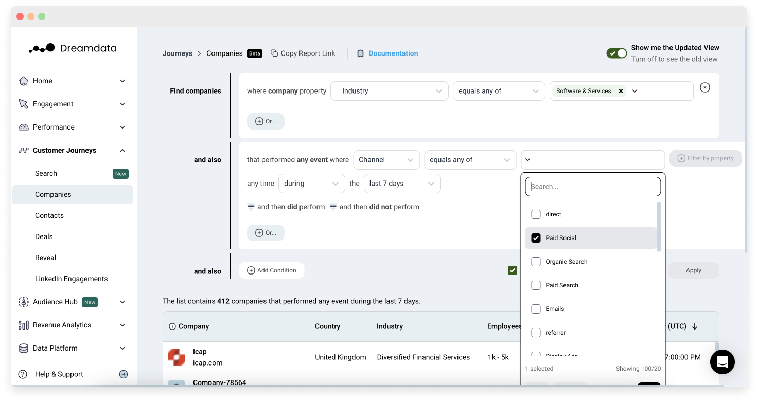 Target the Right Accounts with Dreamdata | Dreamdata