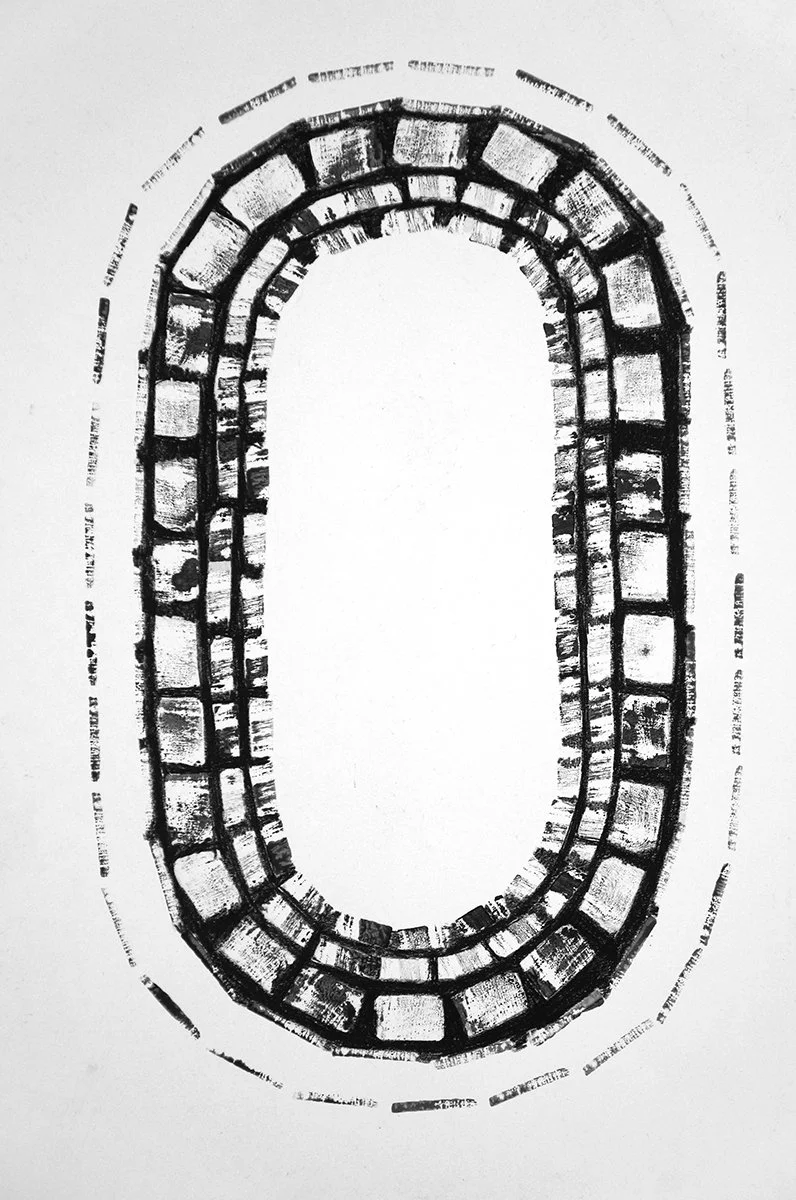 Stamped Drawings — Stephanie Beck