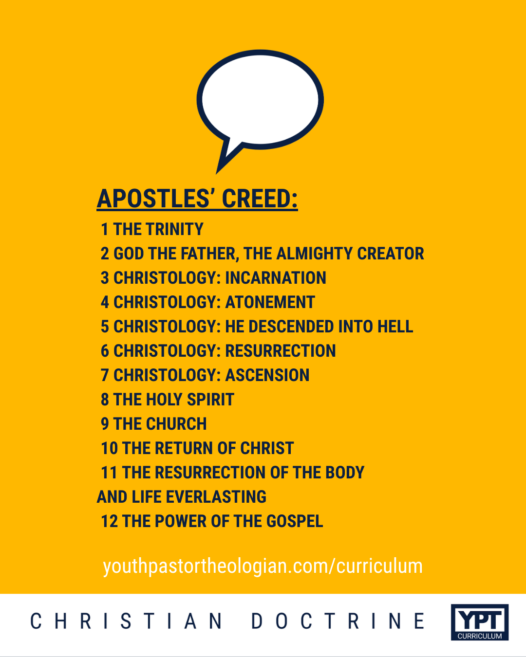Apostles' Creed Curriculum — Youth Pastor Theologian