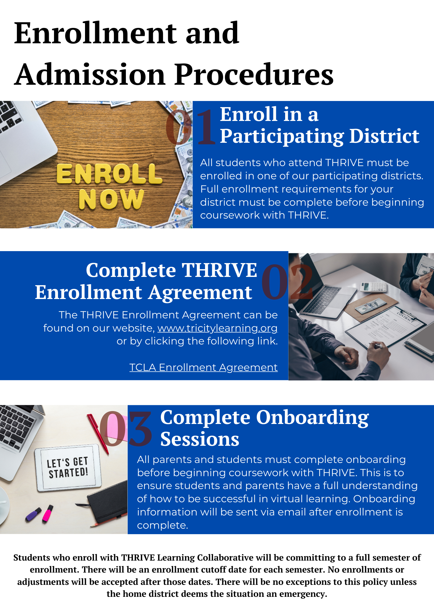 Enrollment Process — Tri-City Learning Academy