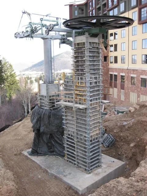 Concrete Foundations — Highlander Ski Lift Services & Construction, Inc.
