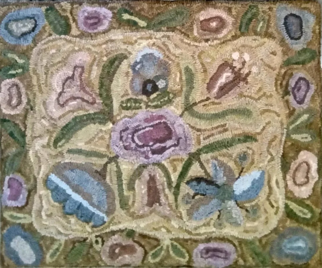 Flower Melody Rug Hooking Pattern — The Wooly Horse