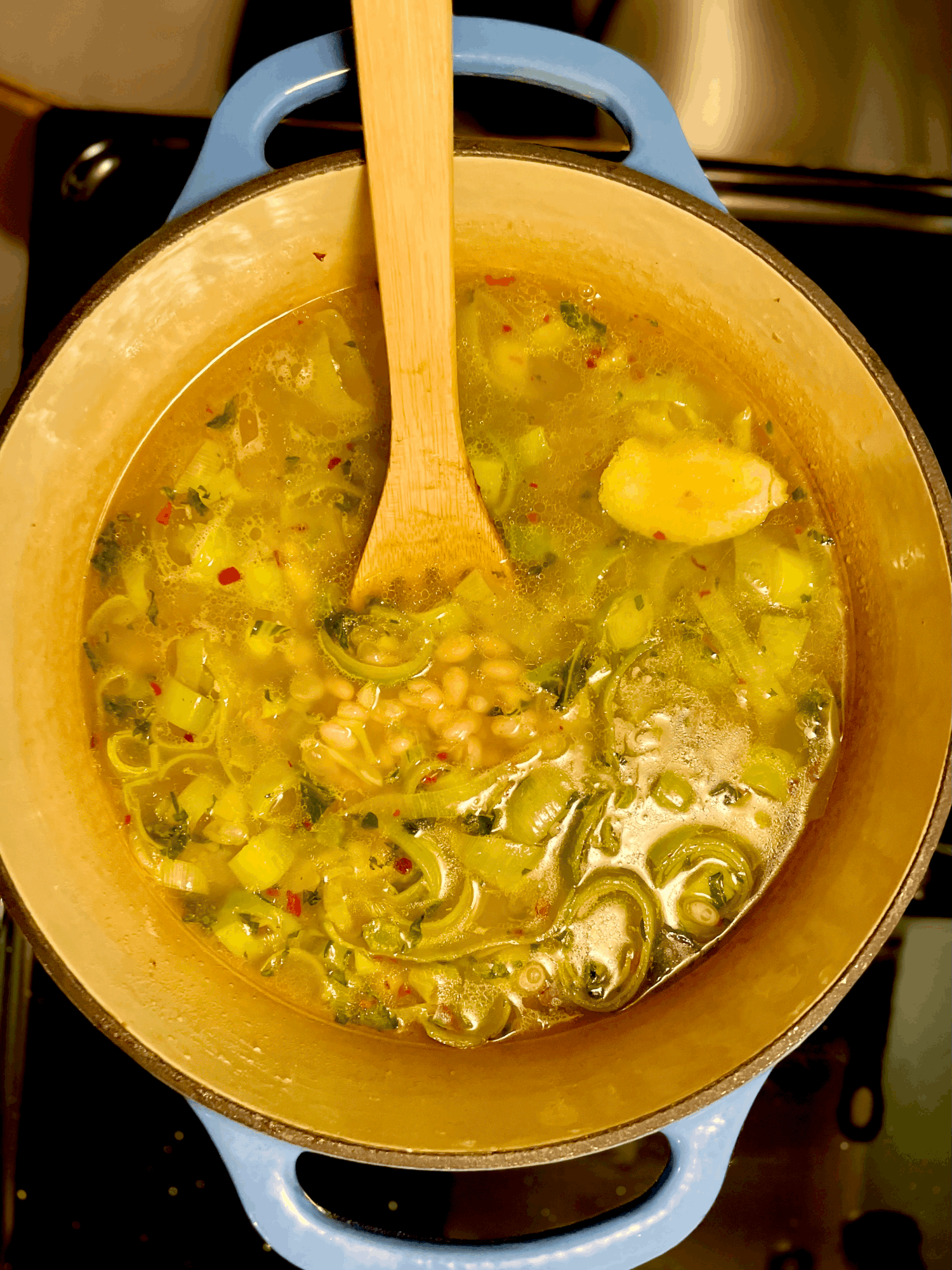 Spring Kale & Bean Soup — Peckish & Parched