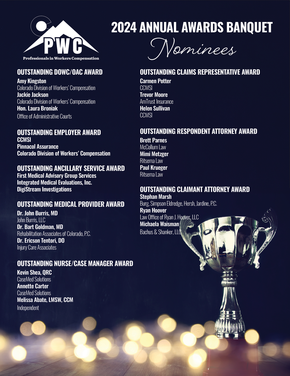 Upcoming Events — PWC- Colorado