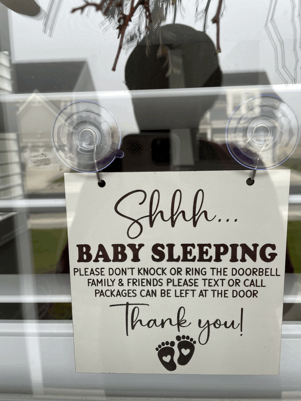Shhh Sleeping Baby Sign