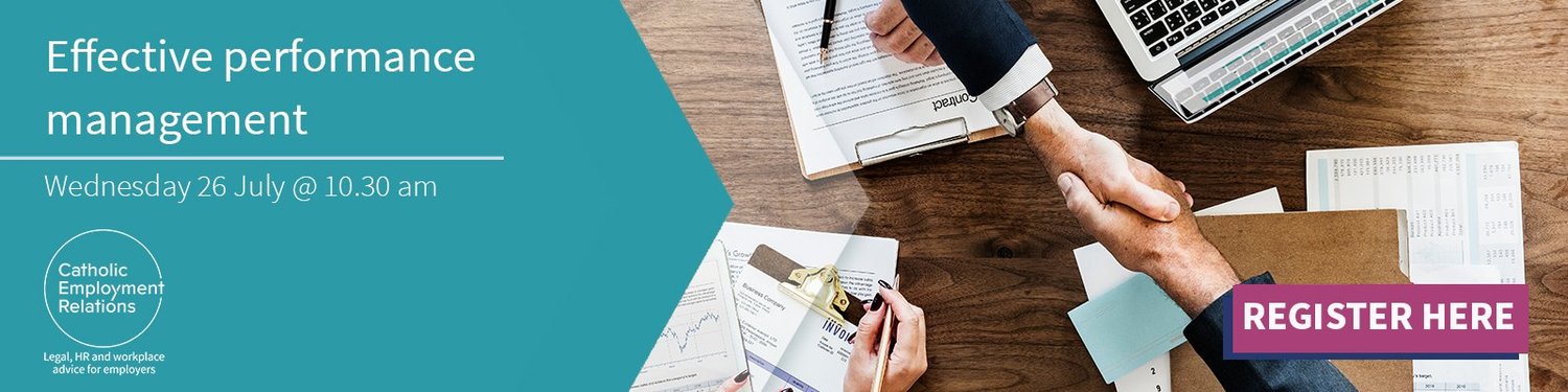 Effective performance management — Catholic Employment Relations